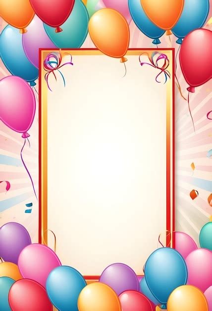 Фона пригласительного открытка на вечеринку дня рождения с пустым без текста копируйте