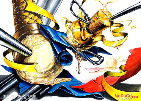 기초디자인 색종이 붓 다트 석류 옷핀 풍선 리본 아이스크림 색종이 클립 향수 립스틱 마늘 연필 기초디자인 그림 모음 천안 모두다른