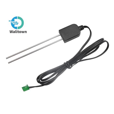 Soil Temperature Humidity Sensor Probe With M XH Terminal Wire For Greenhouse Garden Farm