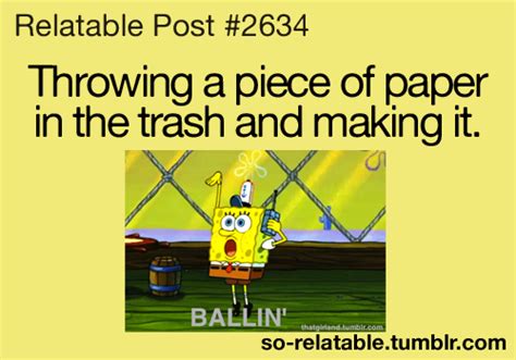 Relatable Posts Spongebob Ballin