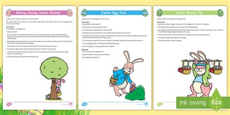 Easter Pe Games Teaching Pack Teacher Made Twinkl