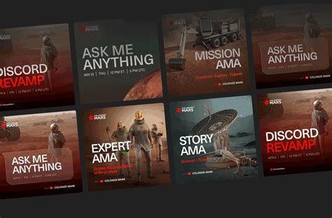 Colonize Mars Visual Assets On Behance
