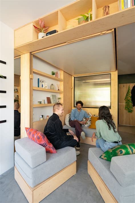 these prefab tiny homes can be linked to create entire apartment