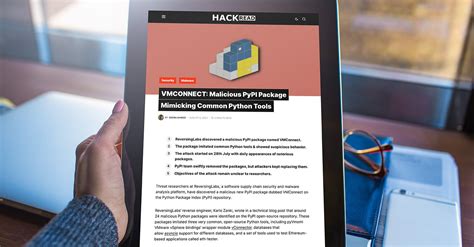 hack read vmconnect malicious pypi package mimicking common python tools