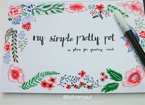 Hand Lettering Using Felt Tip Marker