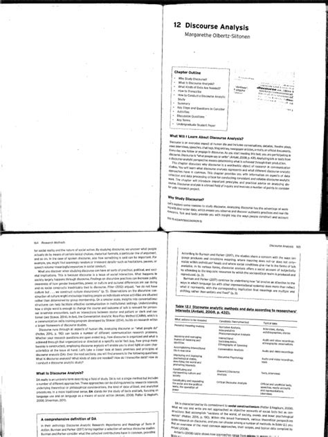 Chapter 12 Discourse Analysis Pdf
