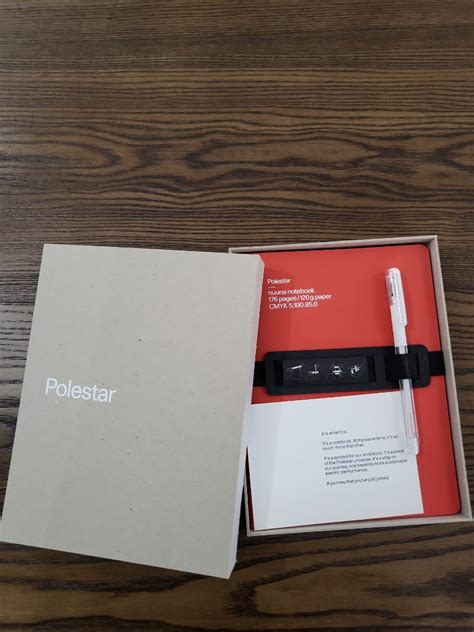 Polestar Notebook In Red Luxury Accessories On Carousell