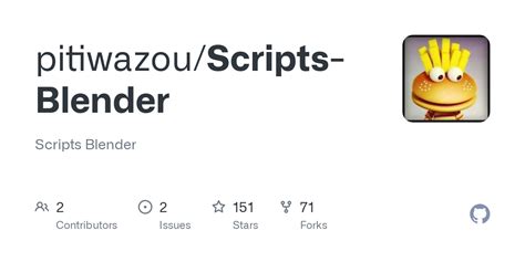 Github Pitiwazouscripts Blender Scripts Blender