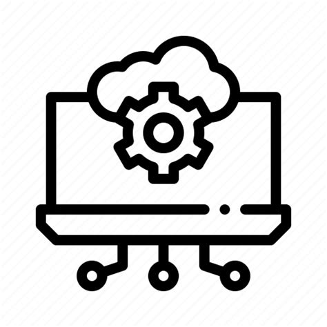 Edge Cloud Computing Multimedia Option Storage Icon Download On