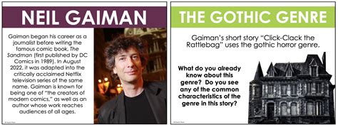 Teaching Click Clack The Rattlebag By Neil Gaiman Presto Plans