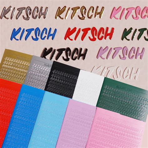 마니랜드 마니랜드 키치 알파벳 스티커 대문자 소문자 포함 붓글씨 흘림체 필기체 위시버킷