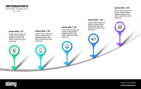 Infographic Template With Icons And 5 Options Or Steps Points Can Be