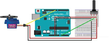 Potentiometer Wiring Diagram Arduino