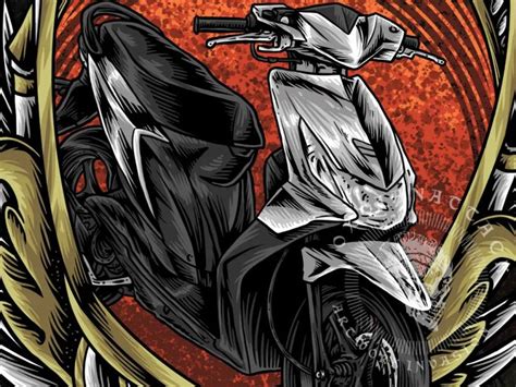 Honda Beat Vector Art