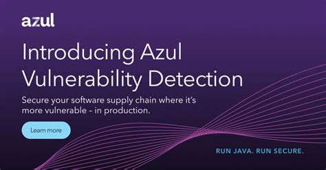 Azul On Linkedin Run Java Run Secure With Azul Vulnerability Detection