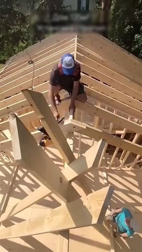 Wood Working [video] House Roof Design Framing Construction Roof