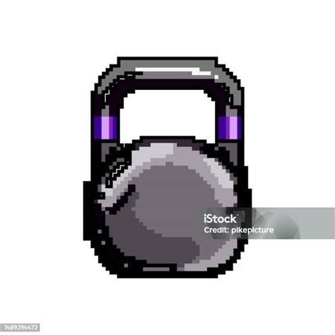 스포츠 피트니스 케틀벨 게임 픽셀 아트 벡터 일러스트레이션 0명에 대한 스톡 벡터 아트 및 기타 이미지 0명 근육 덤벨 Istock