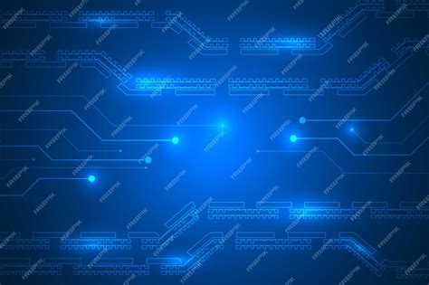 Premium Vector Digital Circuit Lines Technology Abstract