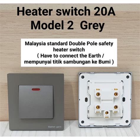 Water Heater Switch A REVA Water Pump Aircond Suis Pemanas Air Pam Air Aircond