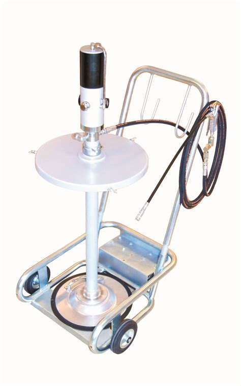 Mobile Greasing Unit For 14 Drum With 165 Ratio Grease Pump