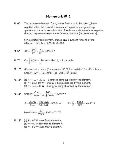 Problems For Assignment 1 Electrical And Electronic Circuits Ee 002 Docsity