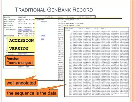 Introduction To Biological Databases Ppt