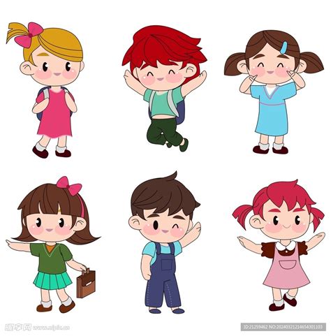 小孩子卡通儿童男孩女孩设计图 广告设计 广告设计 设计图库 昵图网