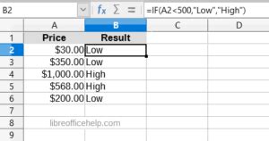IF Function In LibreOffice Calc Basics And Examples