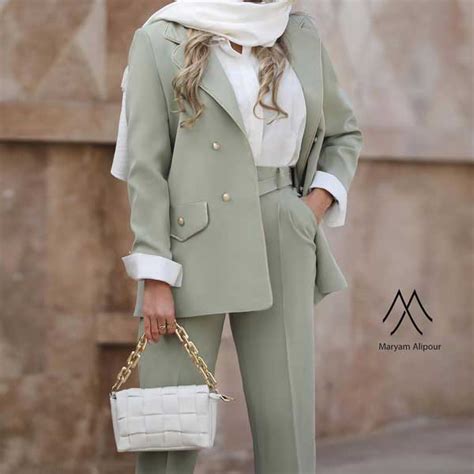 مدل کت و شلوار ۱۴۰۲ دخترانه مدل کت شلوار رسمی زنانه