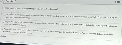 solved question 91 ﻿ptswhich one is a correct reading of the