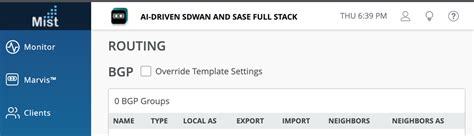 Monitor Session Smart Router Deployed As WAN Edge Mist Juniper Networks