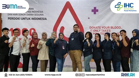 Rspp Supporting Tenaga Medis Dalam Menyambut Hari Donor Darah Sedunia Rumah Sakit Pusat Pertamina
