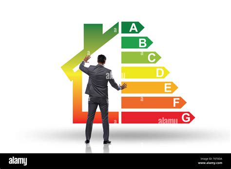 Sustainable Energy Efficient Building Efficiency Concept Cut Out Stock