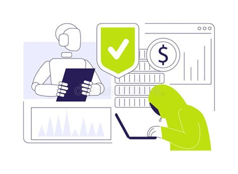 Ai Powered Fraud Detection Abstract Concept Vector Illustration Stock