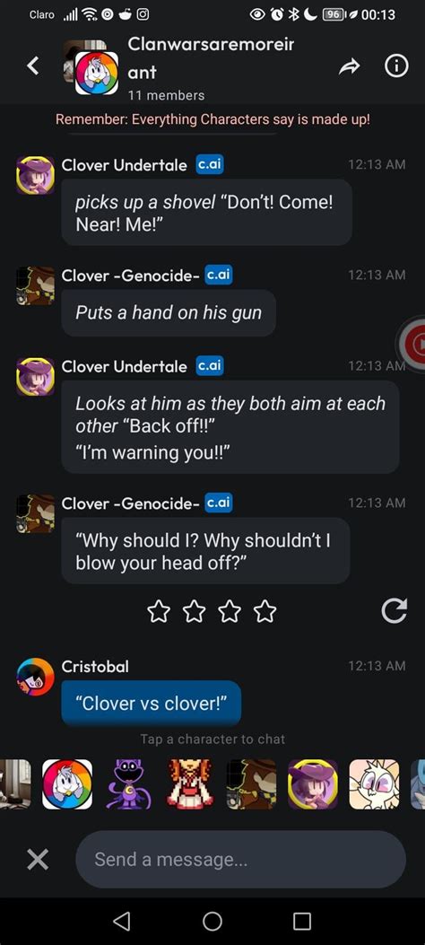 Clover Vs Clover R Characterai