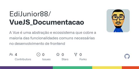 Github Edijunior Vuejs Documentacao A Vue Uma Abstra O E