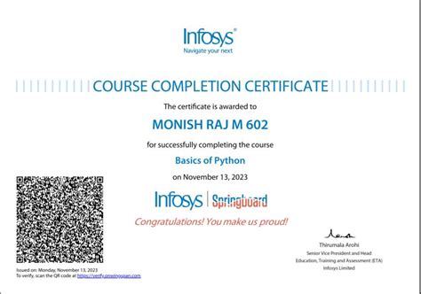 Monish Raj M On Linkedin Infosystraining Pythonbasics Programmingskills