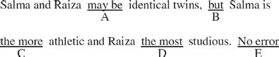 SAT Identifying Sentence Errors Practice Test 26 Cracksat Net
