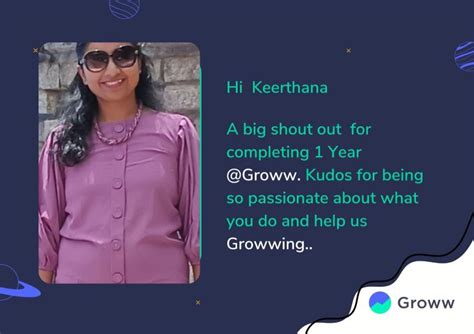 Keerthana Rahul On Linkedin Groww Celebratetogether Workanniversary Bestteamever 14 Comments