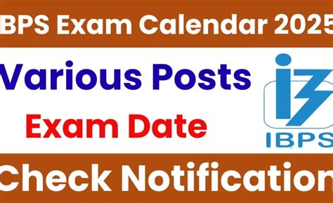 Ibps Exam Calendar 2025 26 Released Check Dates For Po Clerk So And Rrb Exams Job Confirmation