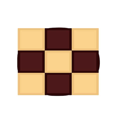 Premium Vector Chess Biscuit Icon Flat Illustration Of Chess Biscuit