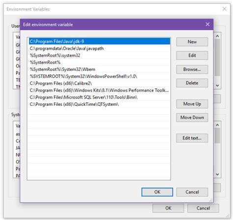 Java Tizen Install On Windows 10 Will Not Recognize Jdk 9 Installed Stack Overflow