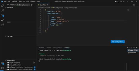 Expressjs Using Vs Code And Nodemon Debugging Testkarts