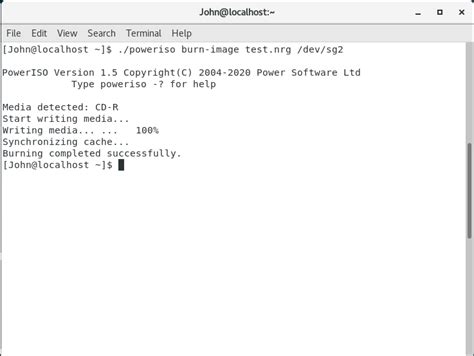 Burn Image File From Linux Command Line