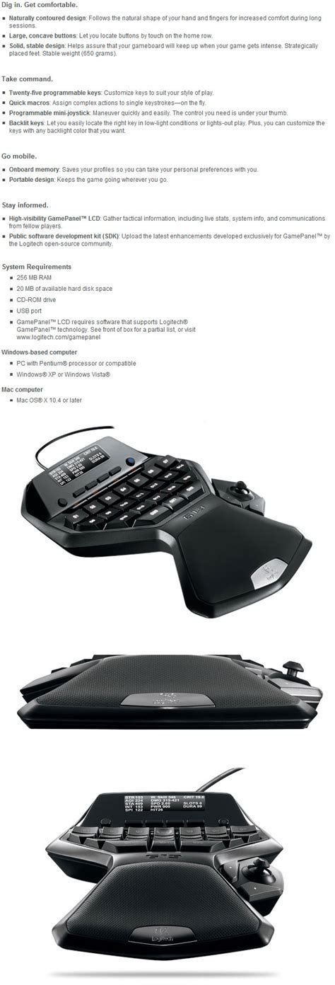 Buy Logitech G13 Advanced Gameboard [920 001552] Pc Case Gear Australia