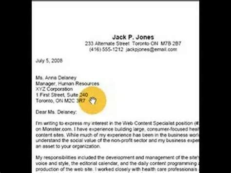 How To Format A Cover Letter In Standard Block Format Jobs Resumes WonderHowTo