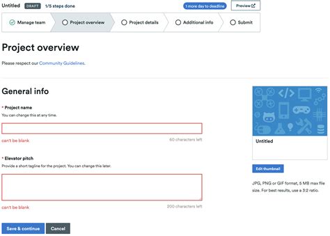Skip Track Progress And Reminder For Form Section Devpost
