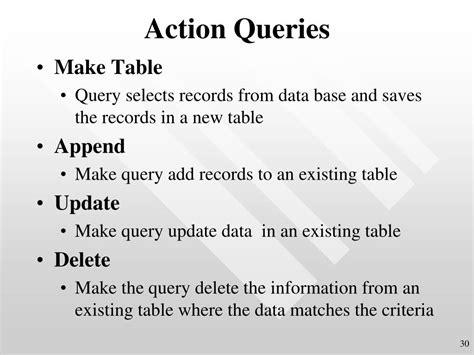 Ppt Access Queries Powerpoint Presentation Free Download Id5405572