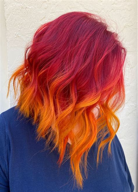 Fire Hair Fire Hair Hair Color Orange Orange Hair Bright