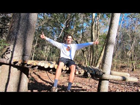 SOLO RAISED Bed Camping Exploring In The SWAMP Made From Scratch